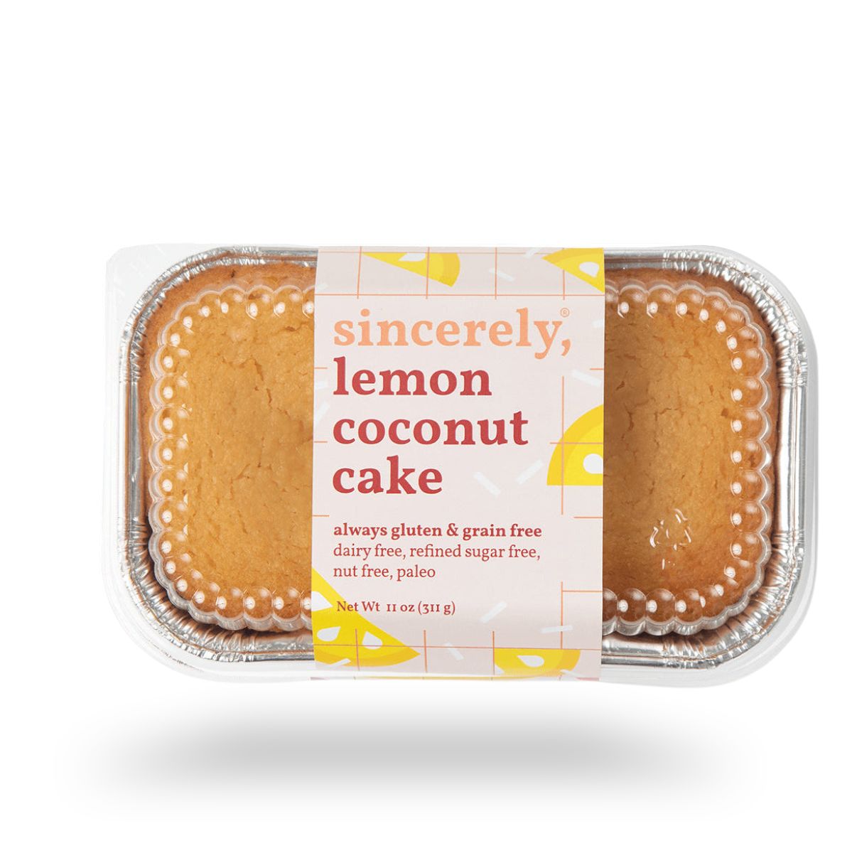 Lemon Coconut Cake – 4 Pack – sincerely, BY PARYANI